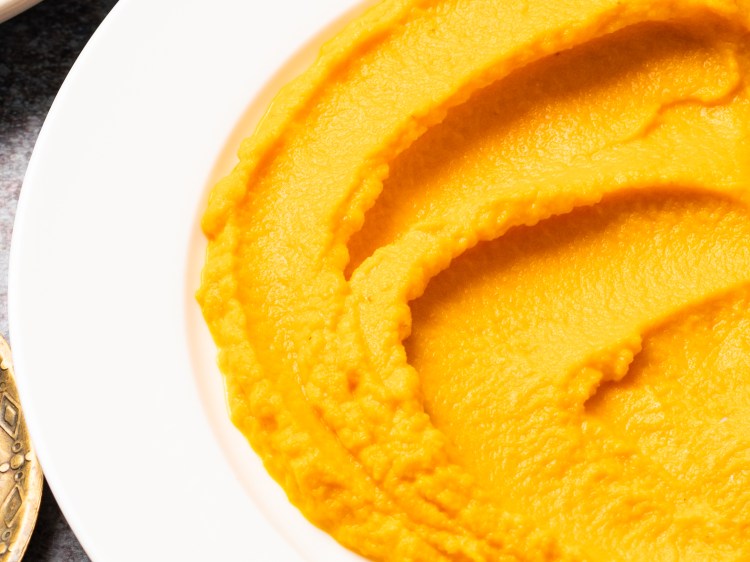 Carrot Puree with Ginger and Coriander Without Milk